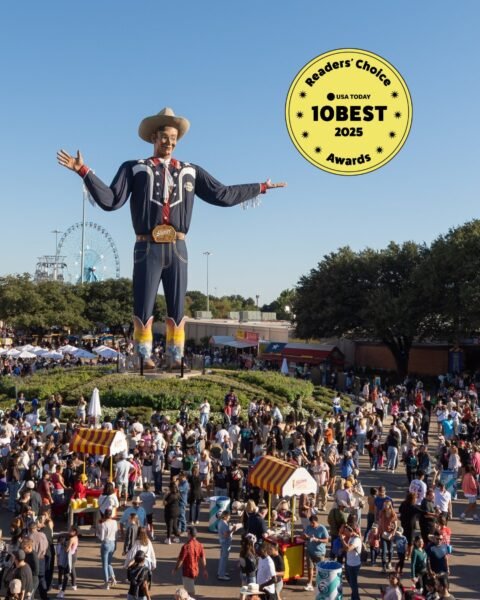 Big Tex: The Giant Cowboy of the Texas State Fair - On The Road with Susan