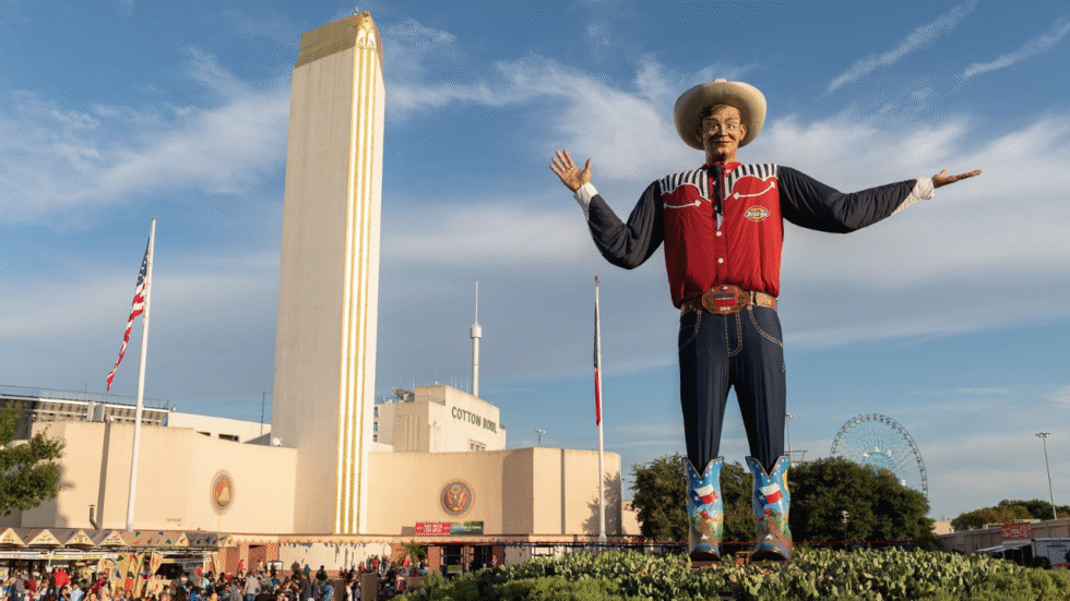 Big Tex: The Giant Cowboy of the Texas State Fair - On The Road with Susan